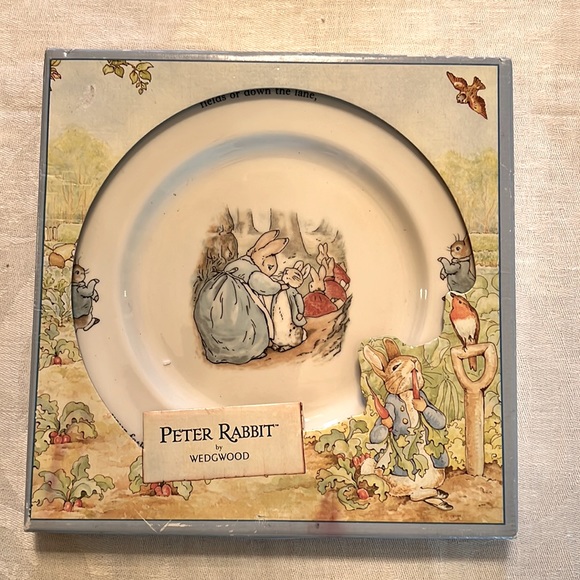 Wedgwood | Dining | New In Box Peter Rabbit Wedgwood Cake Plate | Poshmark